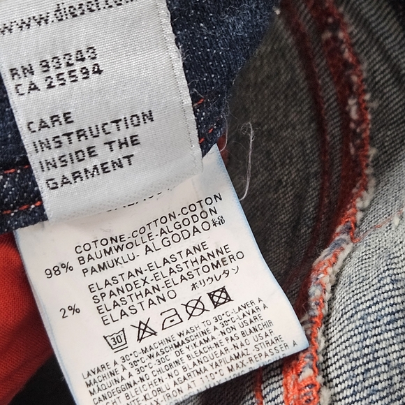 Diesel | Jeans | Nwot Vintage Diesel Ronhar Special Edition Denim As ...